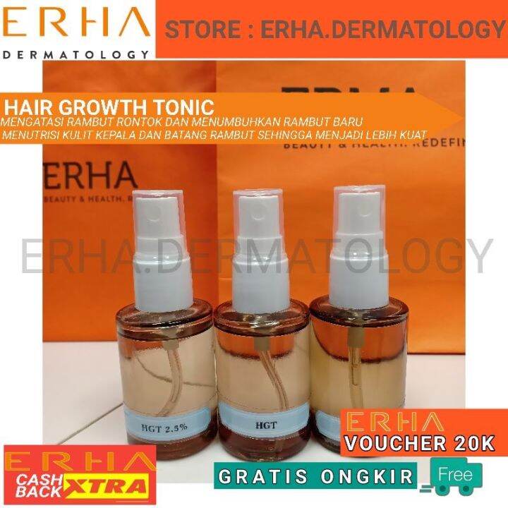 ERHA TONIC | HGT 2.5% / HGT 5% / HGT FORTE | Lazada Indonesia