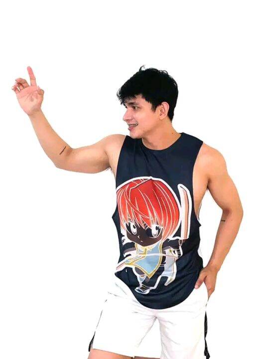 LOW CUT TANK TOP/GYM SANDO/STRINGER SANDO/MUSCLE SANDO | Lazada PH