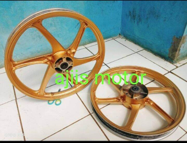 velg pelek racing DEPAN BELAKANG YAMAHA JUPITER cw PNP f1zR original ...