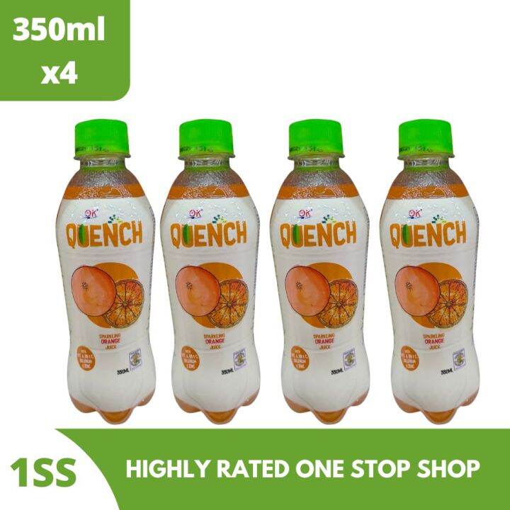 Ok Quench Sparkling Orange Juice, 350ml Set of 4 | Lazada PH