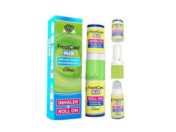 Freshcare mix roll on oles dan inhaler hirup aroma citrus original ...