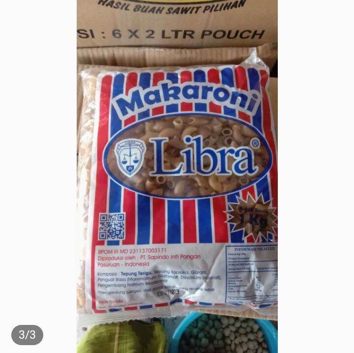 MAKARONI LIBRA 1 KG | Lazada Indonesia