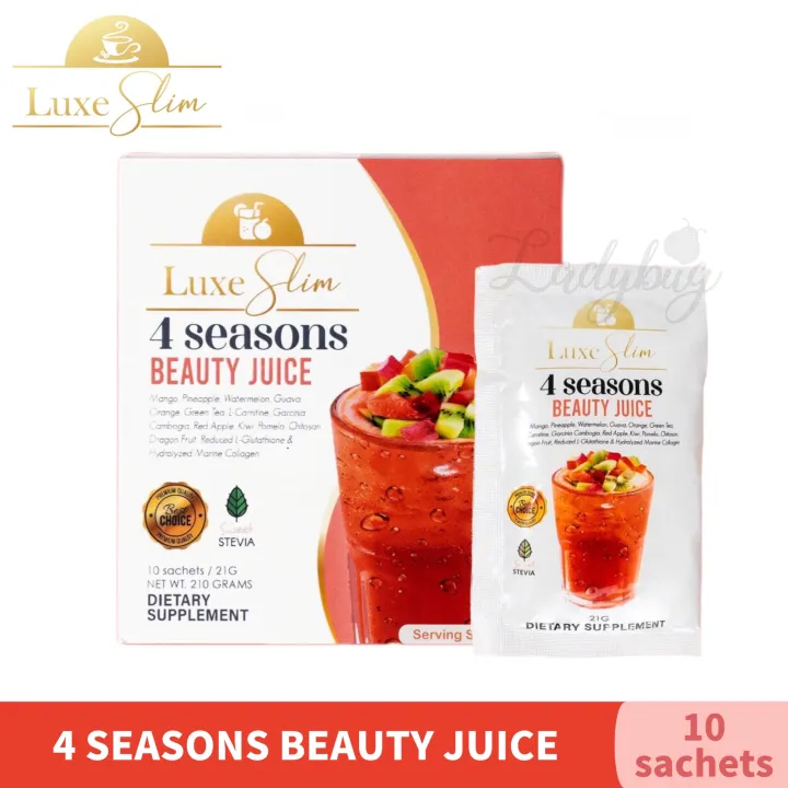 Luxe Slim 4 Seasons Beauty Juice (10 sachets) | Lazada PH