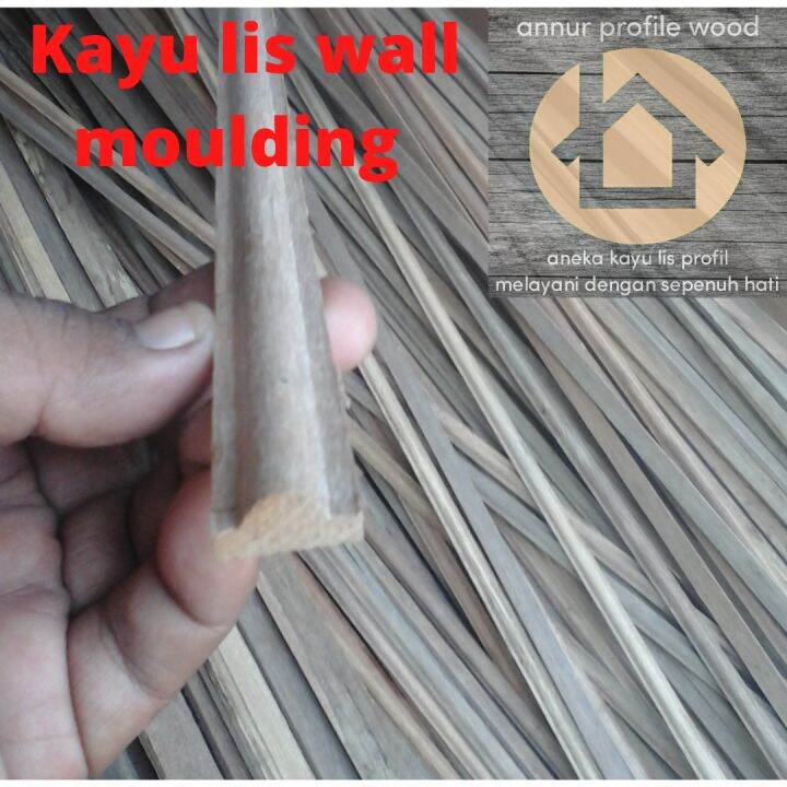 kayu lis wall moulding gunungan 1x1,5 | Lazada Indonesia