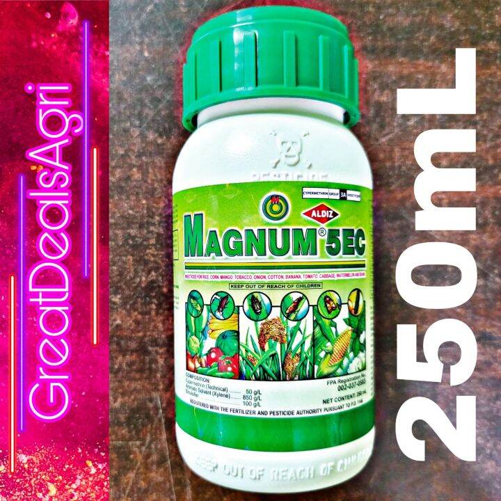 MAGNUM 5EC CYPERMETHRIN INSECTICIDE (250mL) BY ALDIZ | Lazada PH