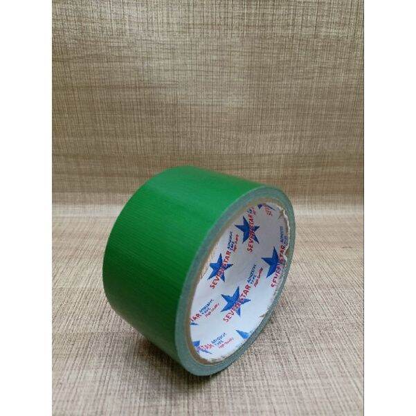 Lakban Kain 45mm x 12Yard Hijau / Cloth Tape Hijau Besar 2 Inchi 45mm x ...