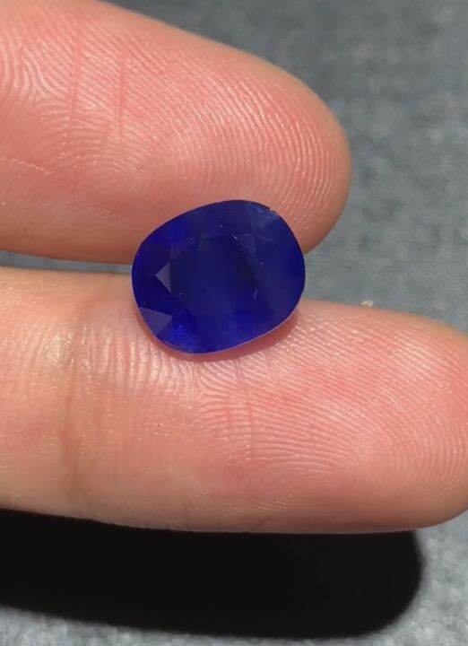 ไพลินพม่า 🇲🇲 “ดิบ” 4.5 กะรัต Royal blue พร้อมใบเซอร์จากแลปชั้นนำ (ยัง ...