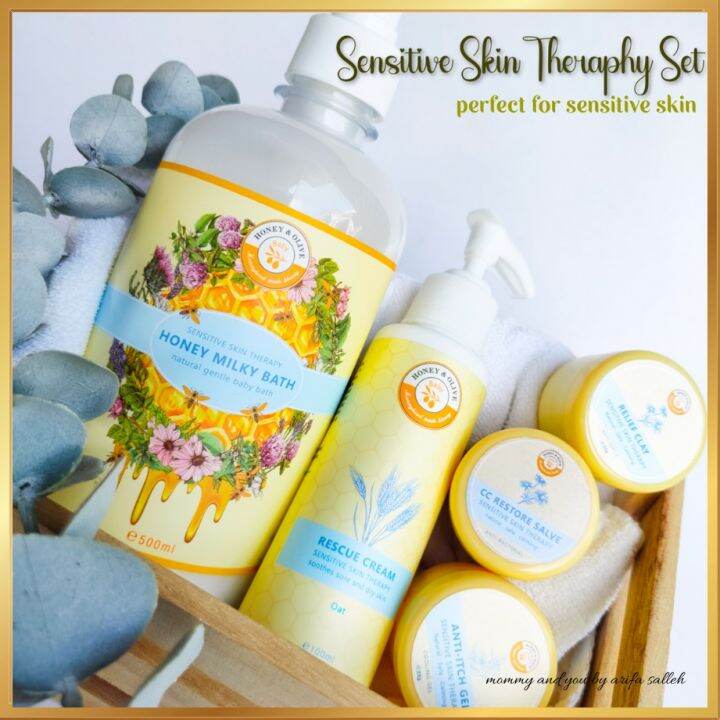 Honey Olive Baby Sensitive Skin Theraphy Eczema Prone Skin Rashes Dry Skin Baby Skincare | Lazada