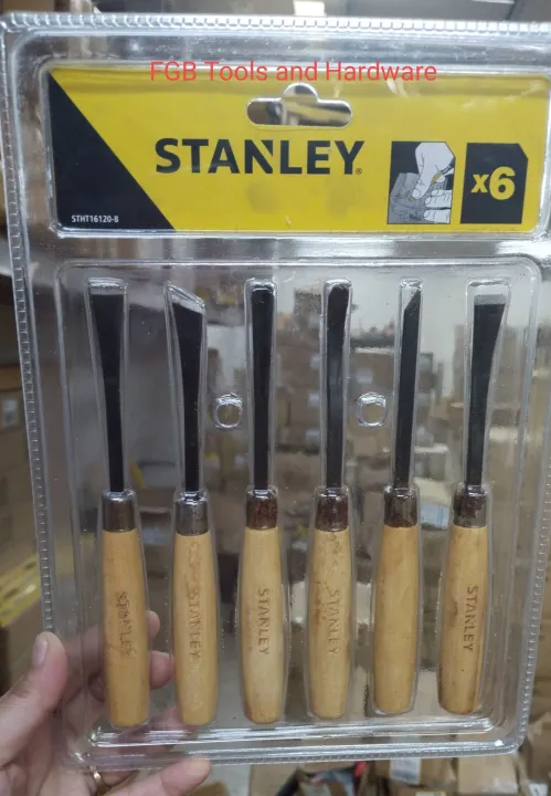 Stanley carving tools set #16-120 6pcs/set | Lazada PH
