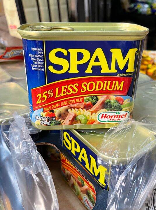 SPAM 25% Less Sodium 340g | Lazada.co.th