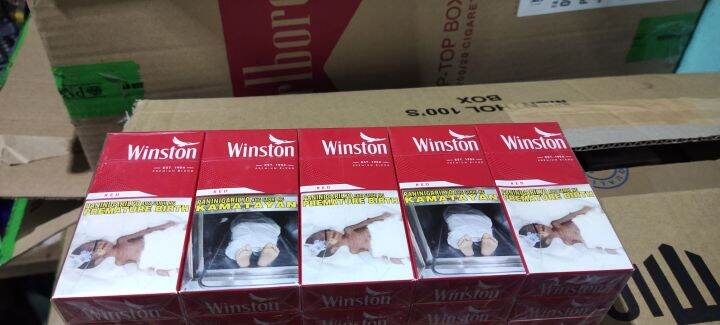 Winston red 10s P1200 per ream | Lazada PH