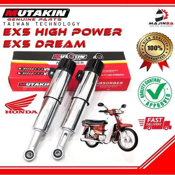 MUTAKIN REAR ABSORBER HONDA EX5 DREAM/ EX5 HI-POWER/ EX5 HP | Lazada