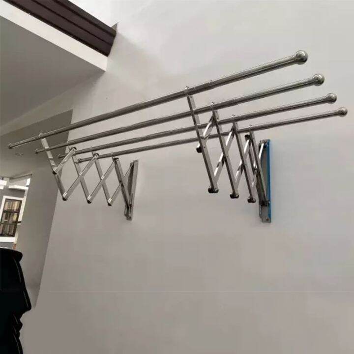 Sampayan Retractable wall-mounted laundry drying racks Space Saver ...