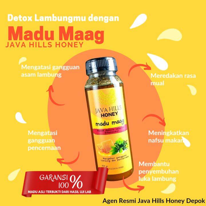 Madu Maag java hills honey 350gr | Lazada Indonesia