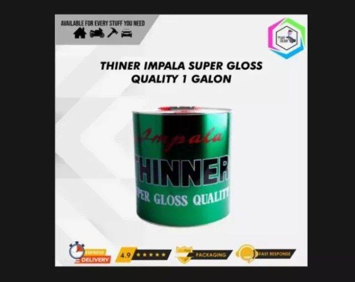 Thinner Impala High Quality 1 galon Thinner Impala Hijau Ijo 5 Liter Campuran Cat Thinner ...