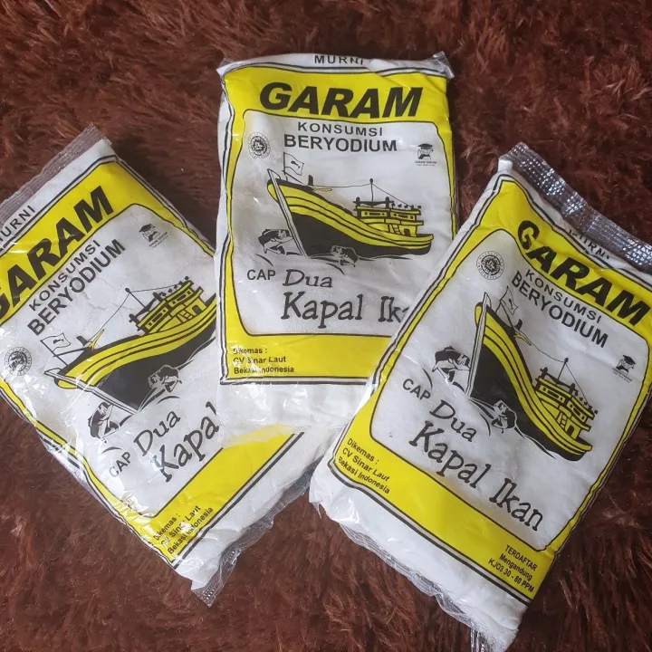 Garam Beryodium Garam Dapur / Meja Halus Kemasan Besar 350gr | Lazada ...