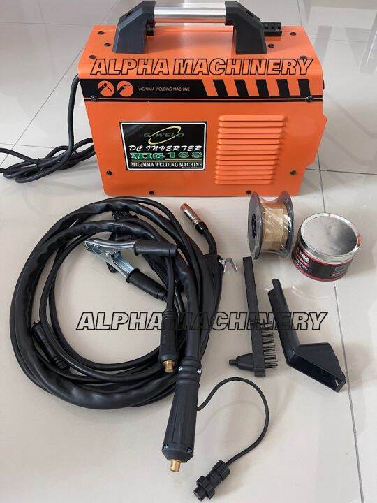 G Weld MIG/MMA-168 Professional 2 in 1 MIG and MMA Gasless Welding Machine With Free Accessories ...