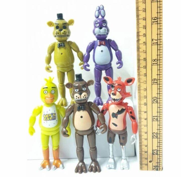 fnaf five night at freddy Bonnie chica foxy golden freddy figure | Lazada Indonesia