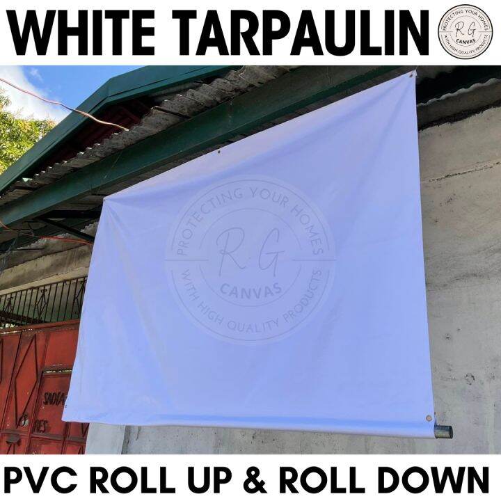 6x6FT TARPAULIN ROLL UP & DOWN 100% WATERPROOF TRAPAL LONA TOLDA ...