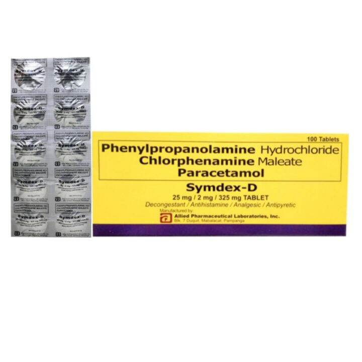 Symdex-D 100 Tablets | Lazada PH