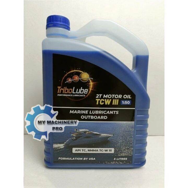 5l Tribolube 2t Outboard Engine Oil Tcw 3 Marine Lubricants Outboard