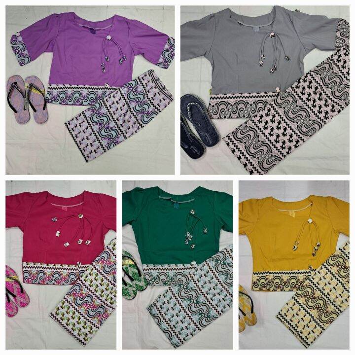 MYANMAR TRADITIONAL WOMEN DRESS ONE SET & SLIPPERS 2 IN 1 SET💓 | Lazada