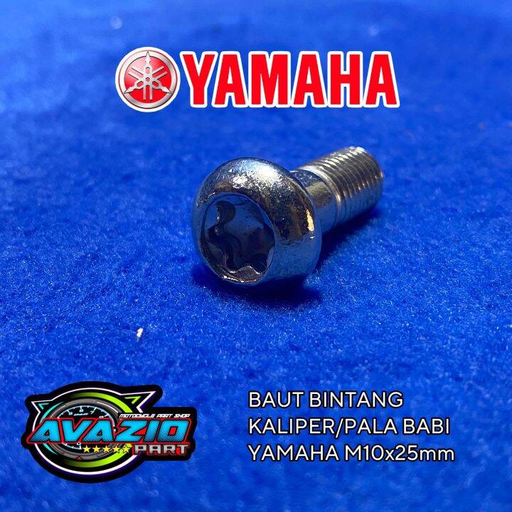 BAUT L BINTANG KALIPER CAKRAM DEPAN YAMAHA M10x25mm | Lazada Indonesia