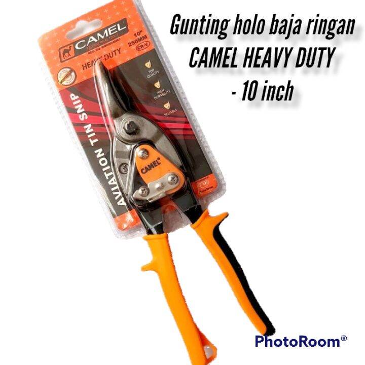 gunting hollow baja ringan camel heavy duty 10 in - gunting seng ...
