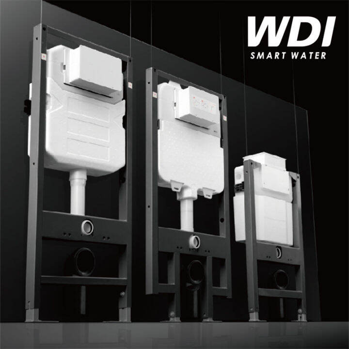 WDI Wall Water Tank Sensor Flush Wall-Mounted Wall Hung Toilet Water ...