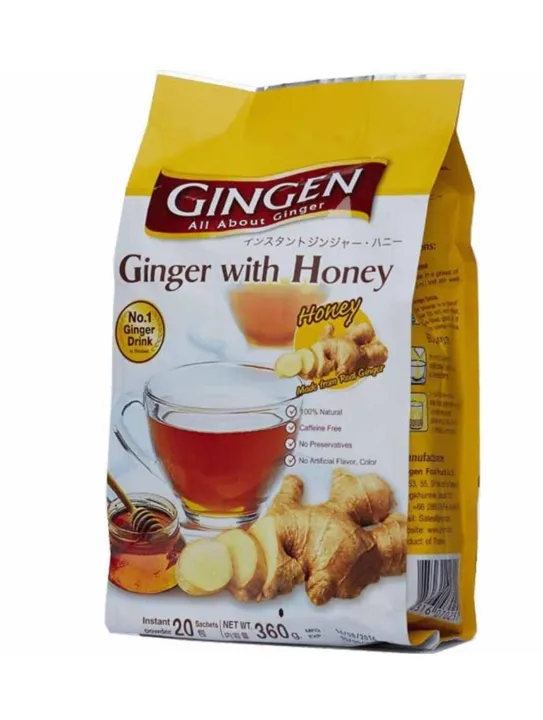Gingen Tea ginger with Honey 20pcs | Lazada PH