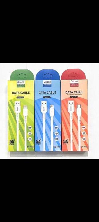 DEPAK DC-A100 Micro / IP / Type C USB DATA Charging CABLE | Lazada