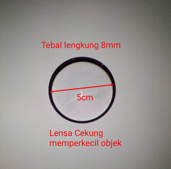 LENSA CEKUNG PROYEKTOR LCD DIY OHP DIAMETER 5CM TEBAL 88M d | Lazada ...
