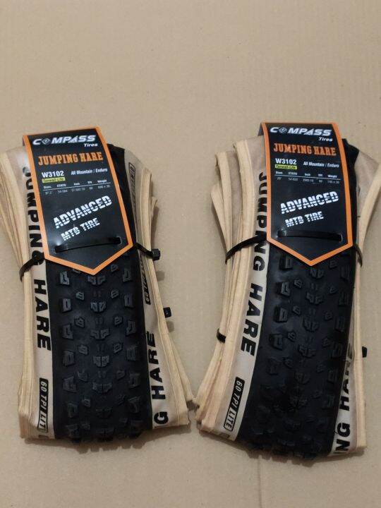 Compass 27.5x2.10/29x2.10 Jumping Hare MTB gumwall Folding tires by ...