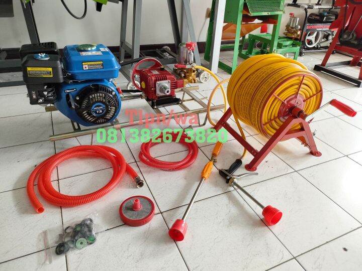 Mesin power sprayer | Mesin cuci motor komplit selang 100 meter | Lazada Indonesia