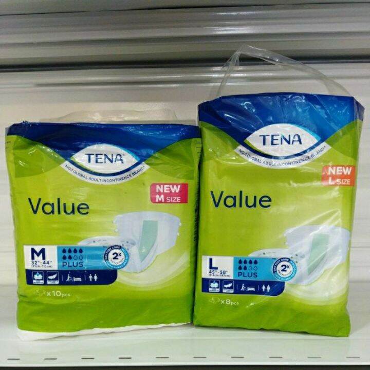 TENA Value Plus M/L Size | Lazada