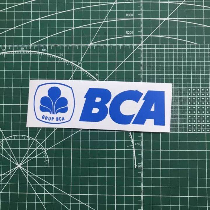 Stiker cutting logo bank BCA | Lazada Indonesia