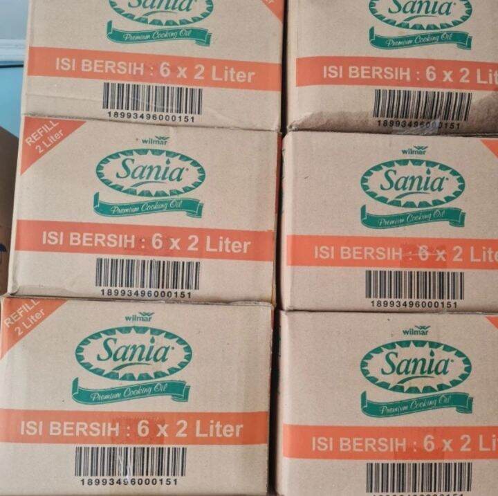 Minyak Goreng Sania 2 Liter 1 Dus | Lazada Indonesia