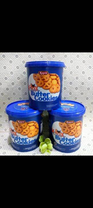 k-fox kogen butter cookies toples, 300 gr | Lazada Indonesia