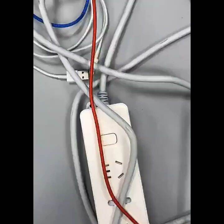 Adjustable Reusable Cable Management Tape Mixed-colour Microfibre Cloth ...