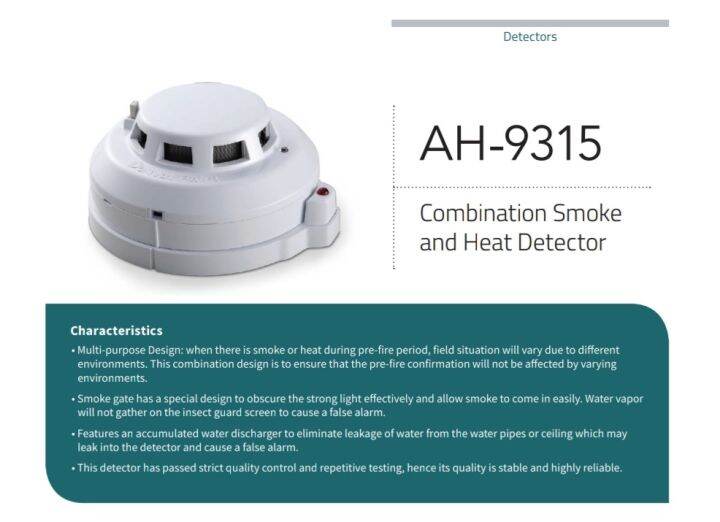Horing lih Conv. Combi Smoke and Heat Detector | Lazada PH