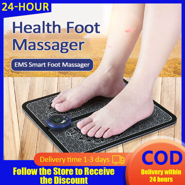 Electric Ems Foot Massage Pad Feet Acupuncture Stimulator Massager