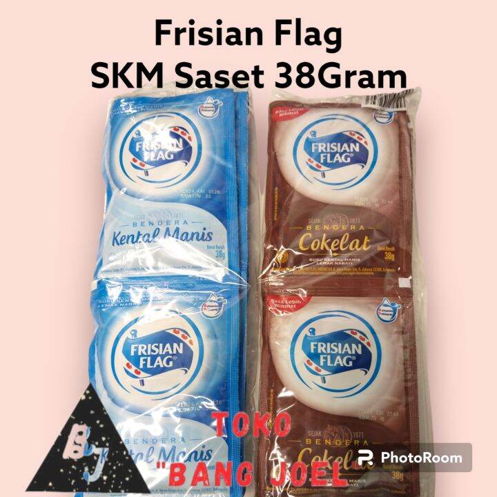 Frisian Flag Susu Kental Manis Saset 38 Gram x 6Saset / Susu SKM Putih ...