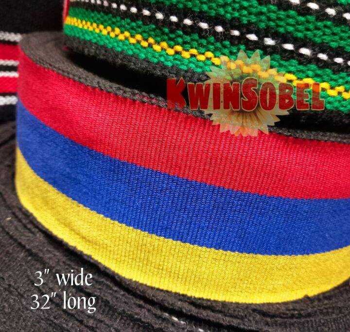 Tri Color Sablay Sash 3"X32" Long Philippines | Lazada PH