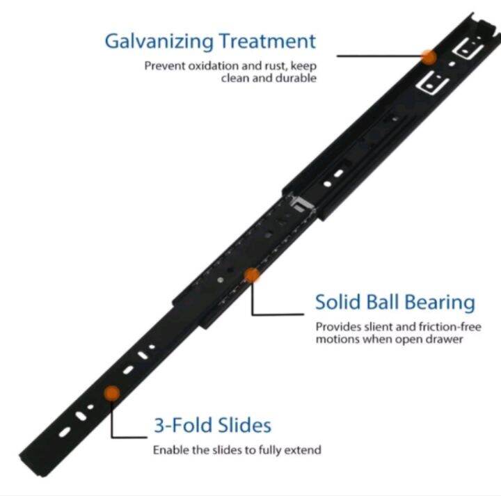 HEAVY DUTY DRAWER GUIDE WITH BALL BEARING | Lazada PH