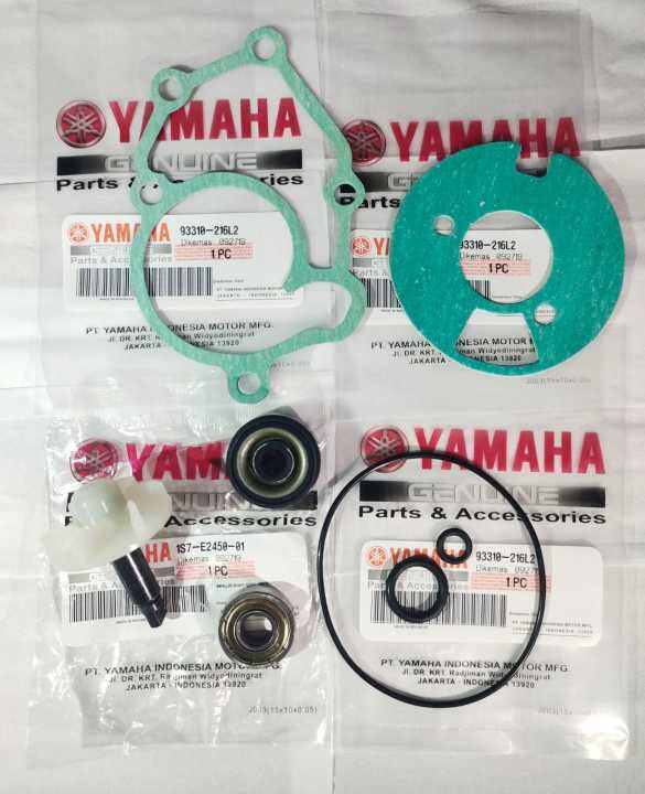 KIPAS AS SEAL BERING LAHER WATERPUMP SET KOMPLIT PAKING RADIATOR JUPITER MX OLD NEW 135 VIXION ...