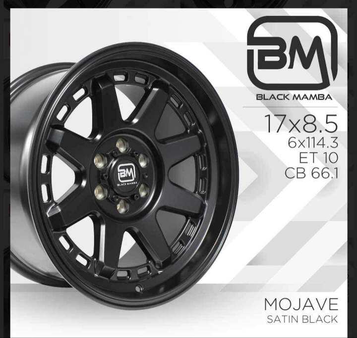 Black mamba mags fit for Nissan navara and Nissan Terra 17x8.5 | Lazada PH