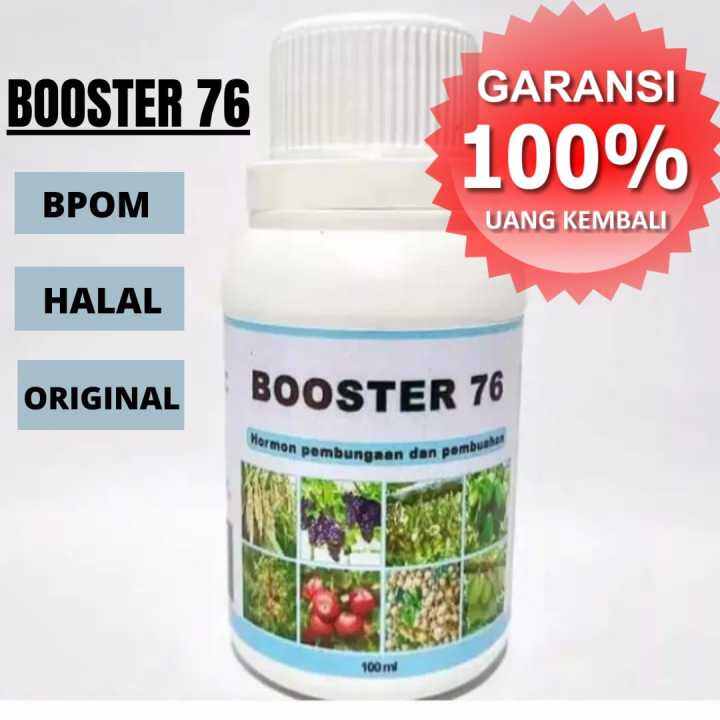 PUPUK BOOSTER 76 (100ML.250ML.500ML) penyubur pelebat dan perangsang ...