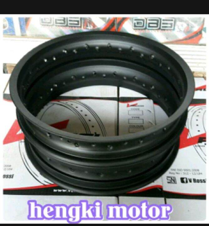 velg Rossi tapak lebar UK 250/300 x17 hitam doff/ kulit jeruk | Lazada ...