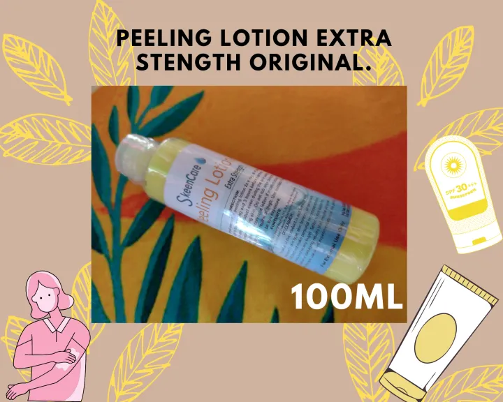 Peeling lotion extra Strength 100% original Whitening.100ml. mamalat ...