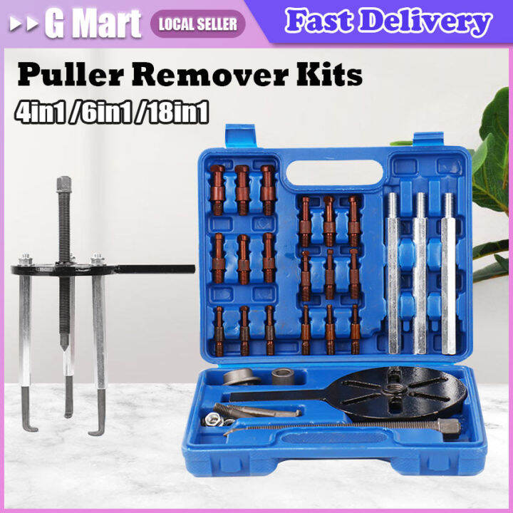 4/6/18Pcs Injector Puller Removal Installer Tool Set Wheel Hub Bearing Puller Tool Set Puller ...